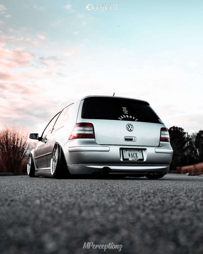 2002 Volkswagen Golf with 17x9.5 26 ARE 398 and 205/40R17 Achilles Atr ...