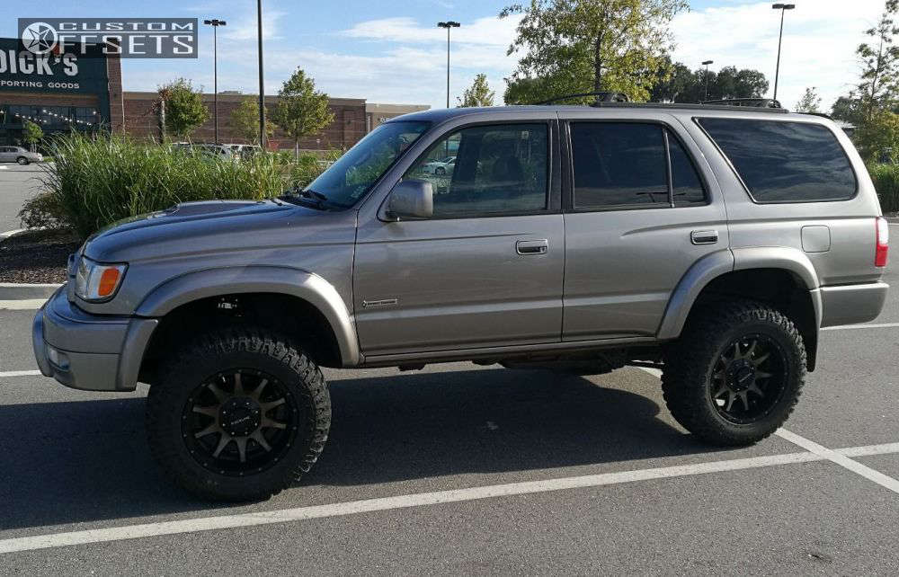 2002 Toyota 4Runner with 18x9 -12 Raceline Shift and 275/65R18 Kanati ...
