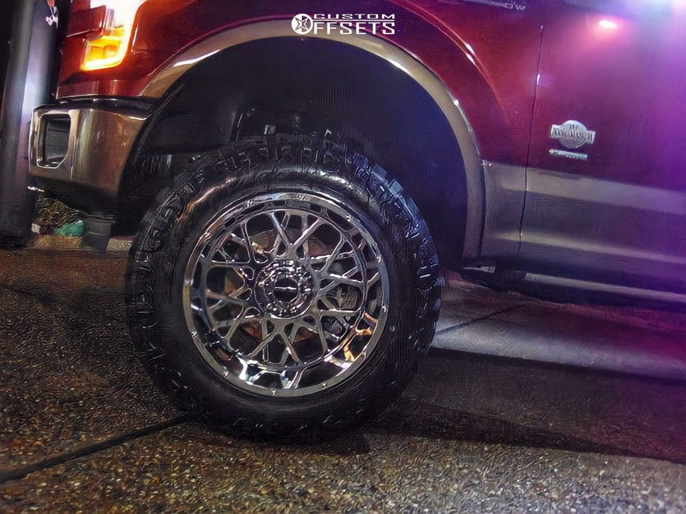 2016 Ford F-150 with 20x12 -51 Vision Rocker 412 and 35/12.5R20 Atturo ...