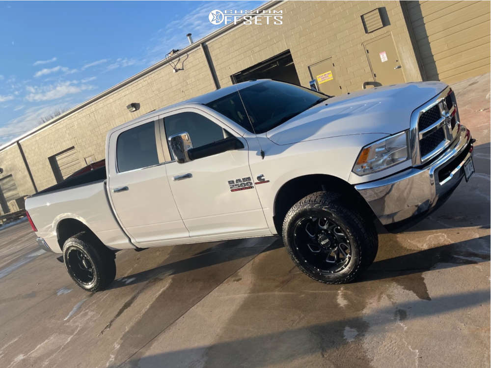 2017 Ram 2500 with 20x10 -25 Ultra Carnage and 275/60R20 Nexen Roadian At Pro Ra8 and Stock ...