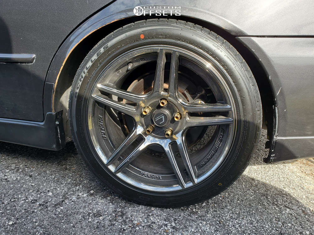 2003 Lexus IS300 with 17x9 22 Cosmis Racing S5r and 255/40R17 Achilles ...