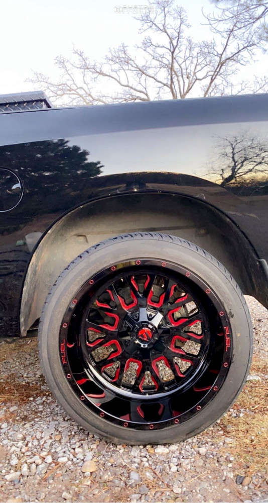 2012 Ram 1500 with 22x12 -44 Fuel Stroke and 305/40R22 Versatyre ...