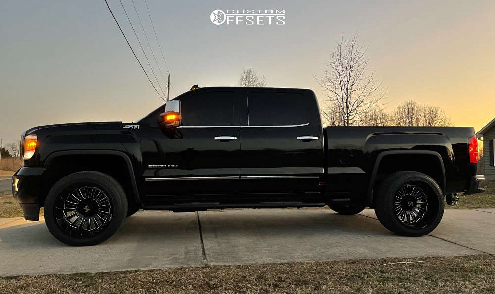 2015 GMC Sierra 2500 HD with 22x12 -51 ARKON OFF-ROAD Alexander and 305 ...