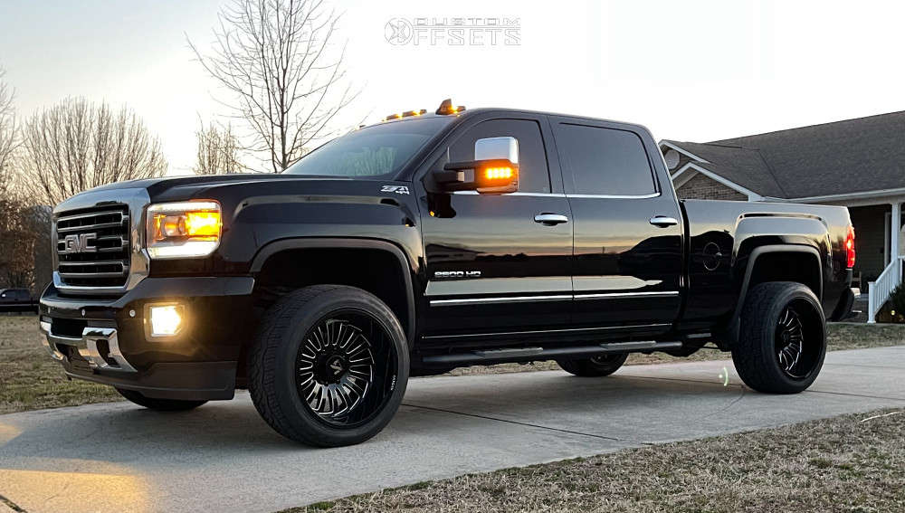2015 GMC Sierra 2500 HD with 22x12 -51 ARKON OFF-ROAD Alexander and 305 ...