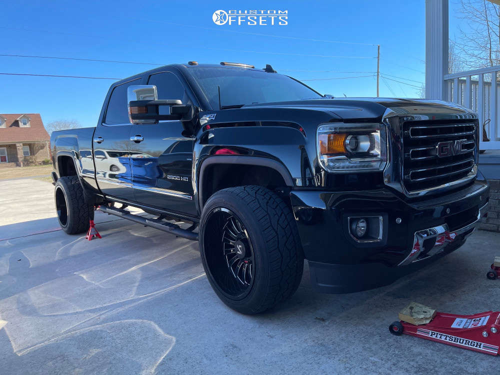 2015 GMC Sierra 2500 HD with 22x12 -51 ARKON OFF-ROAD Alexander and 305 ...