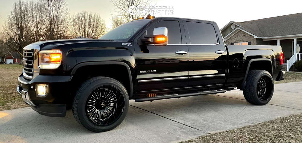 2015 GMC Sierra 2500 HD with 22x12 -51 ARKON OFF-ROAD Alexander and 305 ...