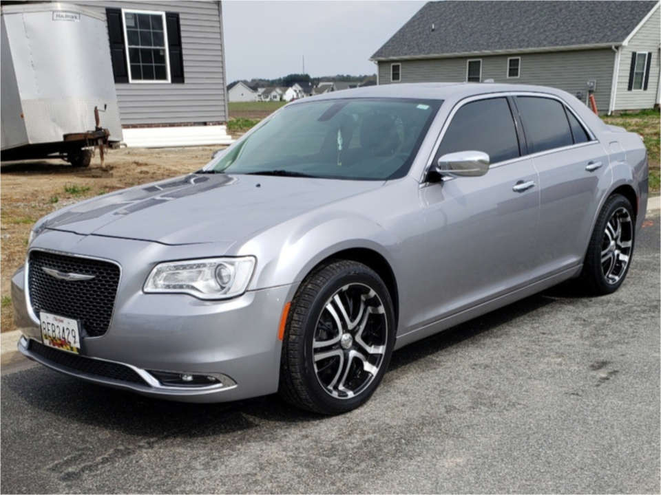 2016 Chrysler 300 with 20x8.5 35 Incubus Paranormal and 255/45R20 Toyo ...