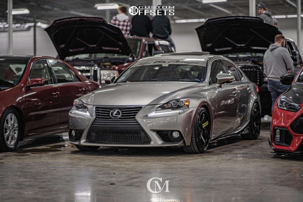 2014 Lexus IS250 with 18x9.5 35 MST Mt01 and 225/40R18 Lexani and ...