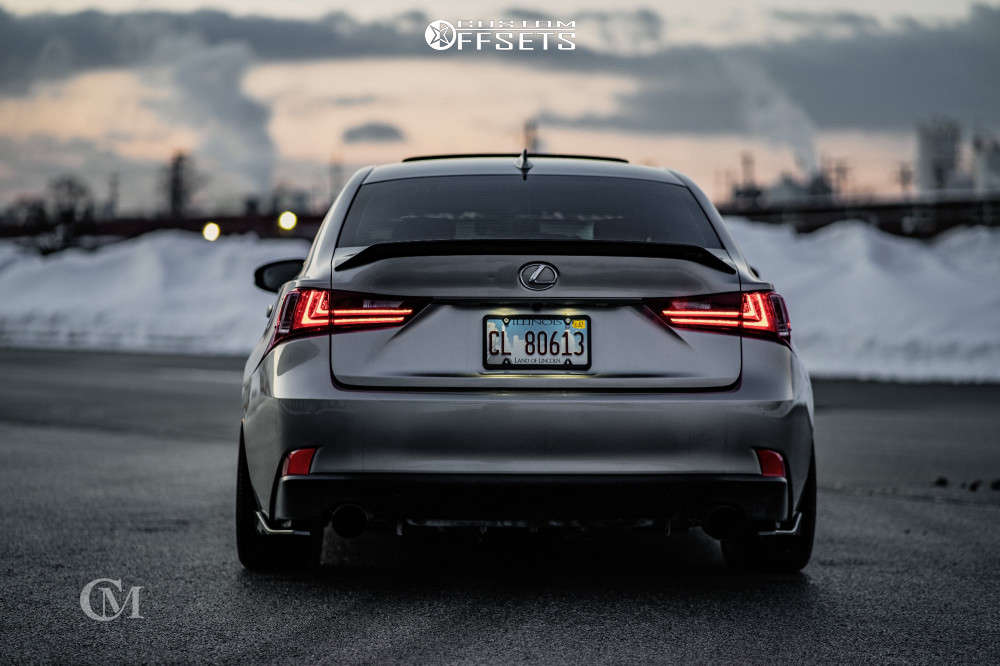 2014 Lexus IS250 with 18x9.5 35 MST Mt01 and 225/40R18 Lexani and ...