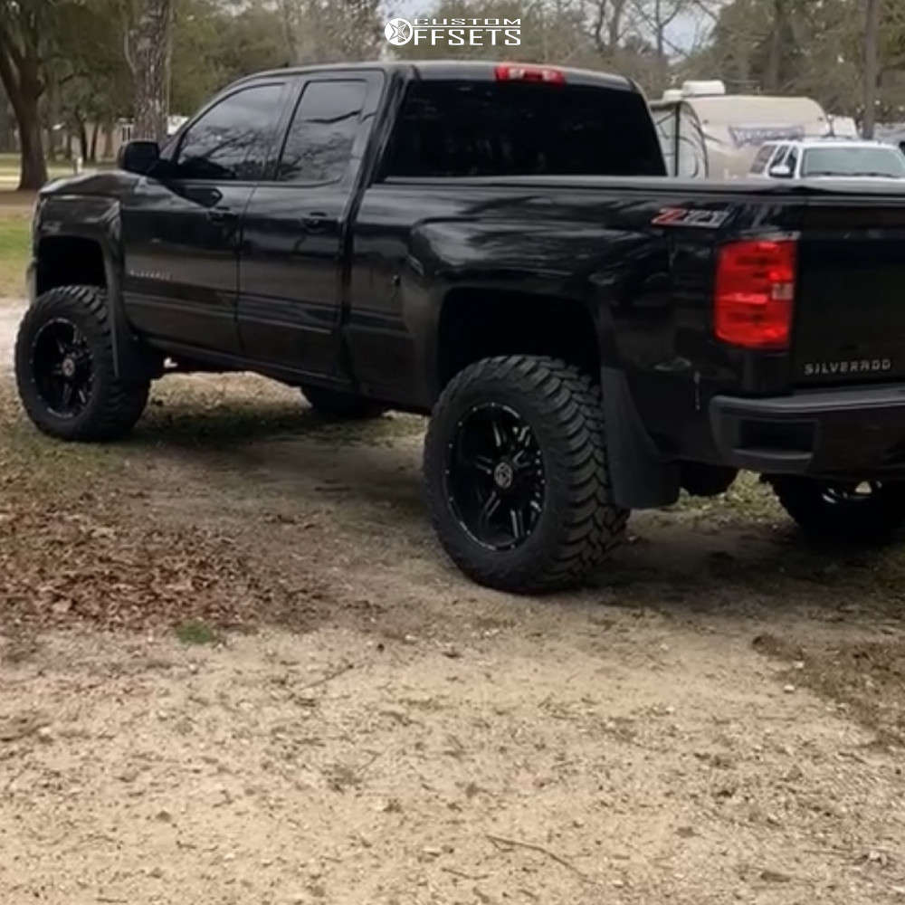 2016 Chevrolet Silverado 1500 with 20x10 -24 Anthem Off-Road Equalizer ...