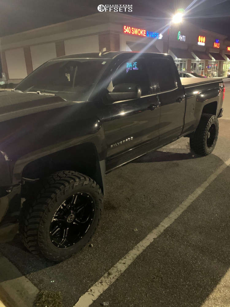 2016 Chevrolet Silverado 1500 with 20x10 -24 Anthem Off-Road Equalizer ...