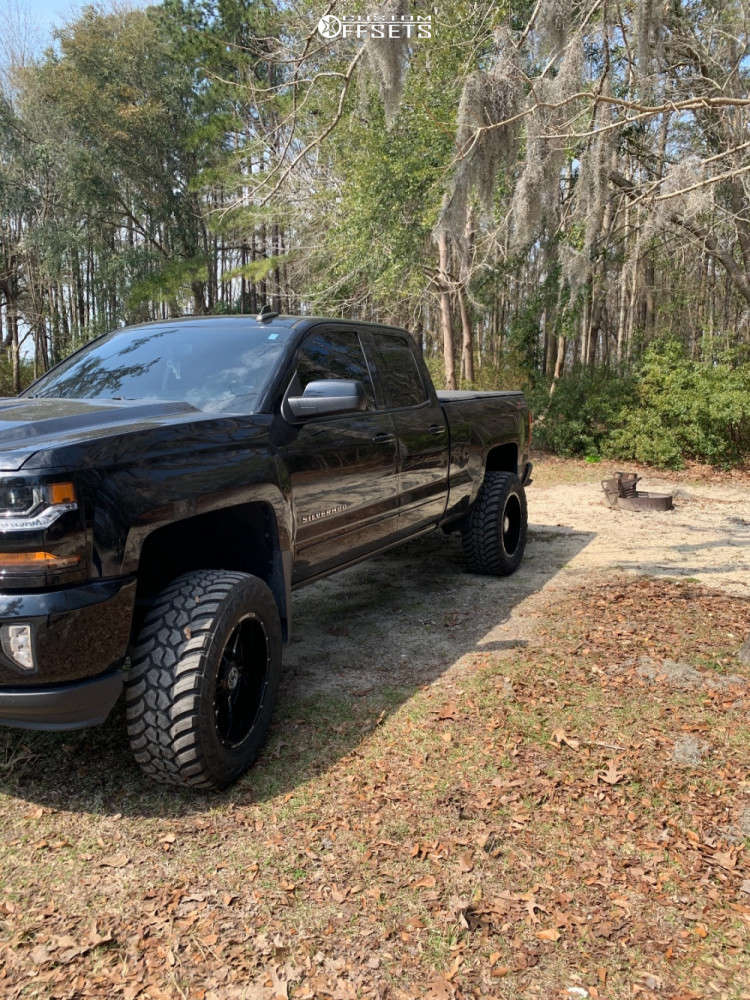 2016 Chevrolet Silverado 1500 with 20x10 -24 Anthem Off-Road Equalizer ...