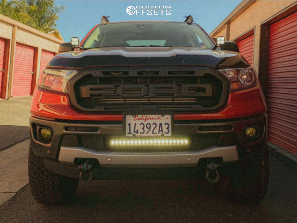 2019 Ford Ranger with 17x9 20 Fuel Vapor and 285/70R17 BFGoodrich All ...