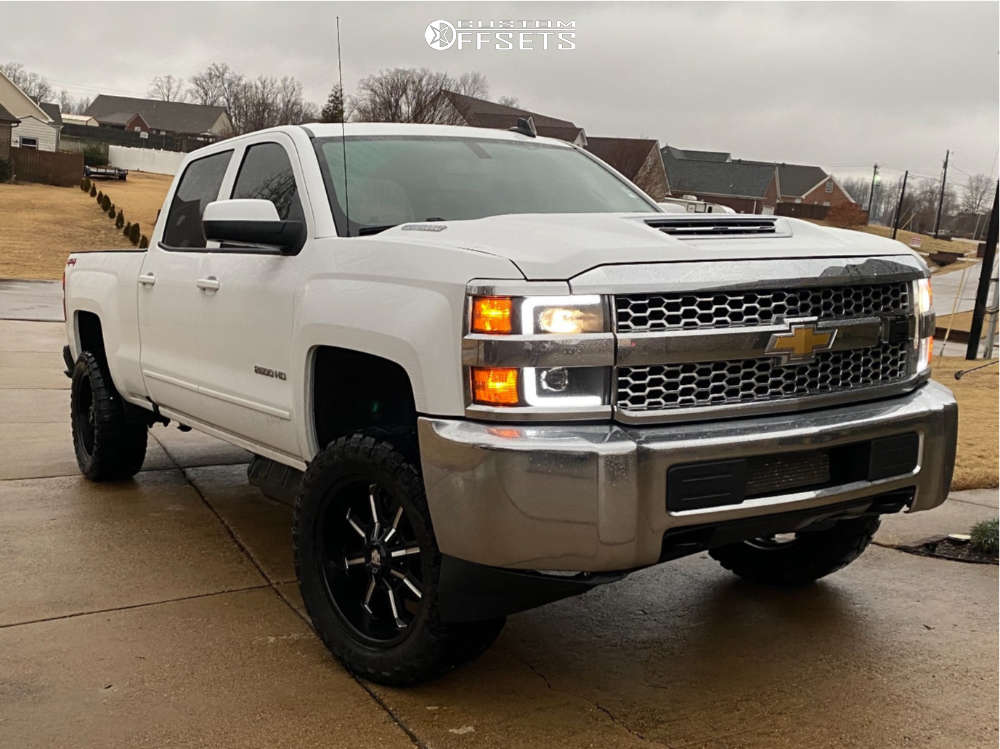 2019 Chevrolet Silverado 2500 HD with 20x10 -19 Fuel Contra D615 and 33 ...