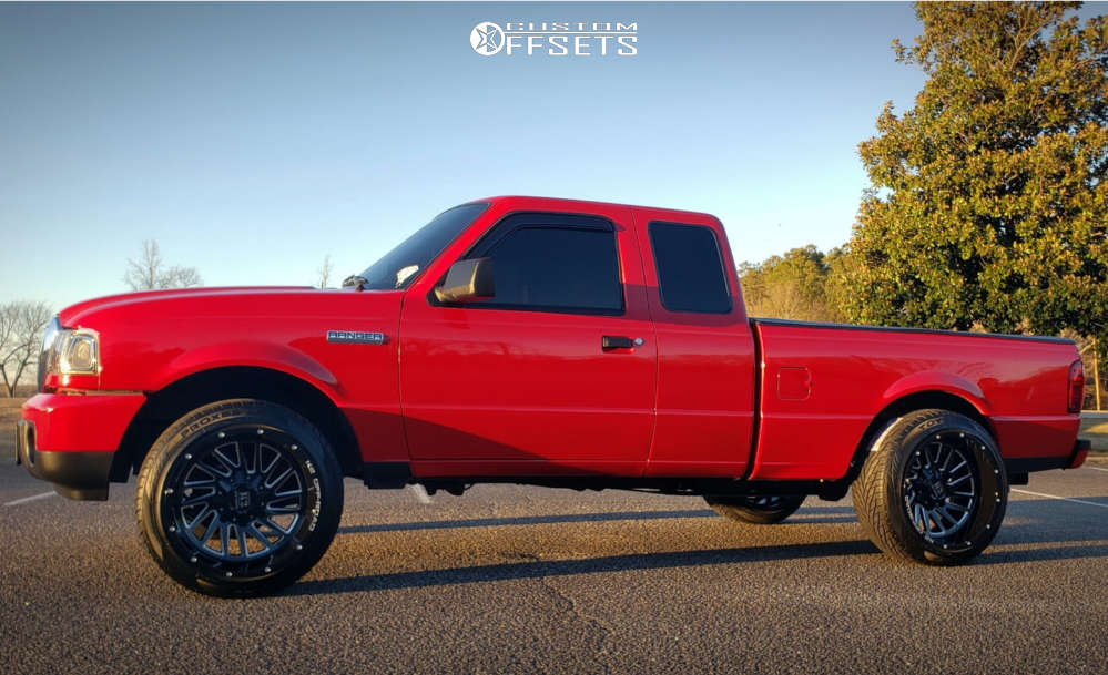 2011 Ford Ranger with 20x12 -44 K2 Offroad Razorback and 30/10.5R20 ...