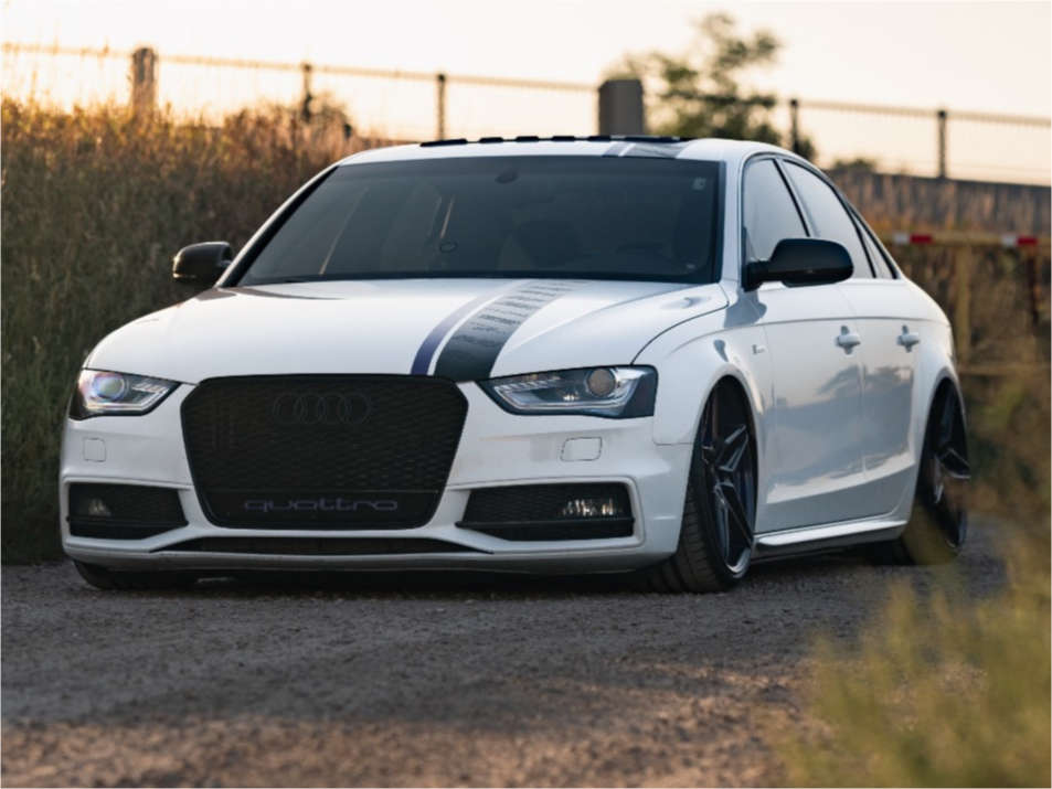 2013 Audi S4 with 20x10 40 Advanti Racing Decado and 255/30R20 Falken ...