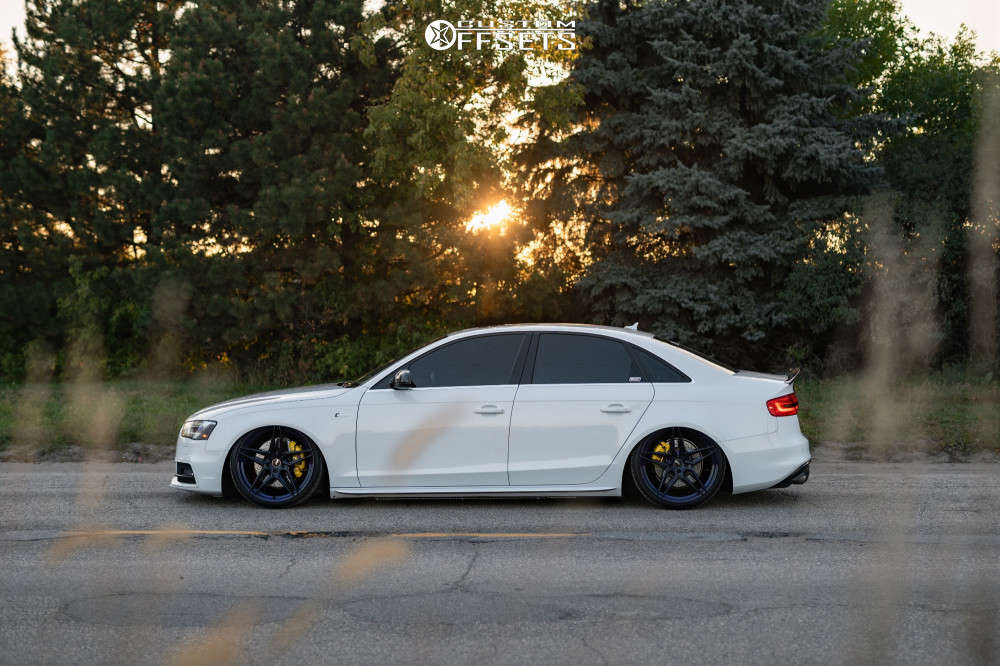 2013 Audi S4 with 20x10 40 Advanti Racing Decado and 255/30R20 Falken ...