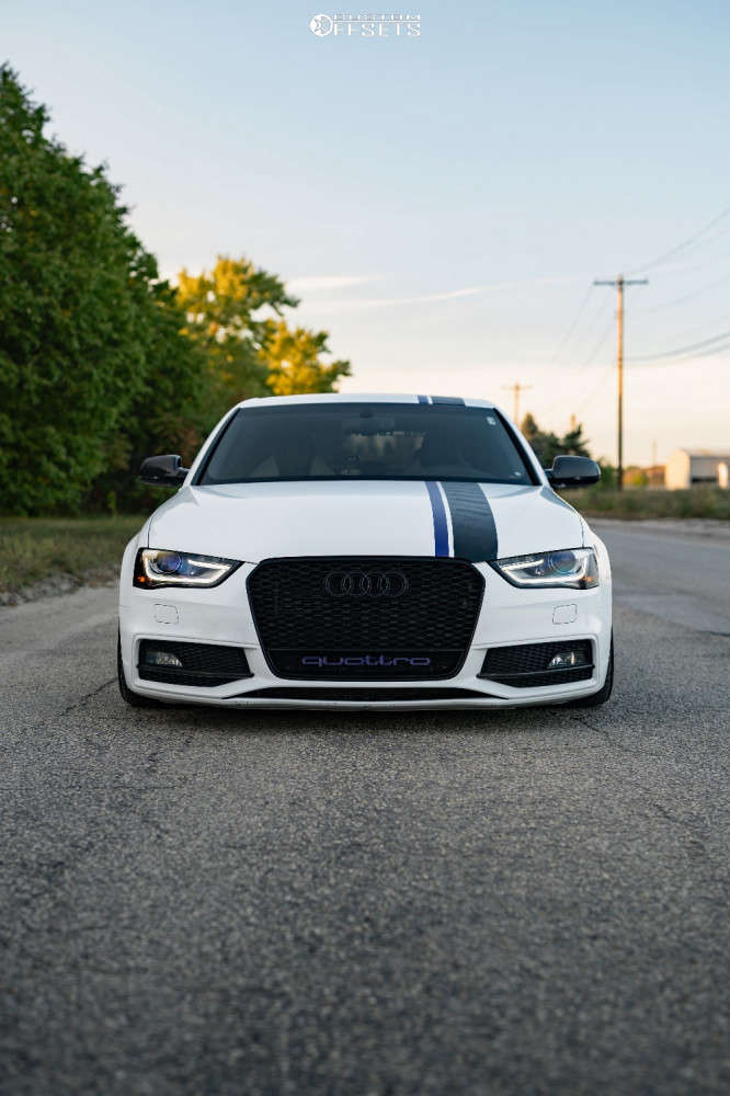 2013 Audi S4 with 20x10 40 Advanti Racing Decado and 255/30R20 Falken ...