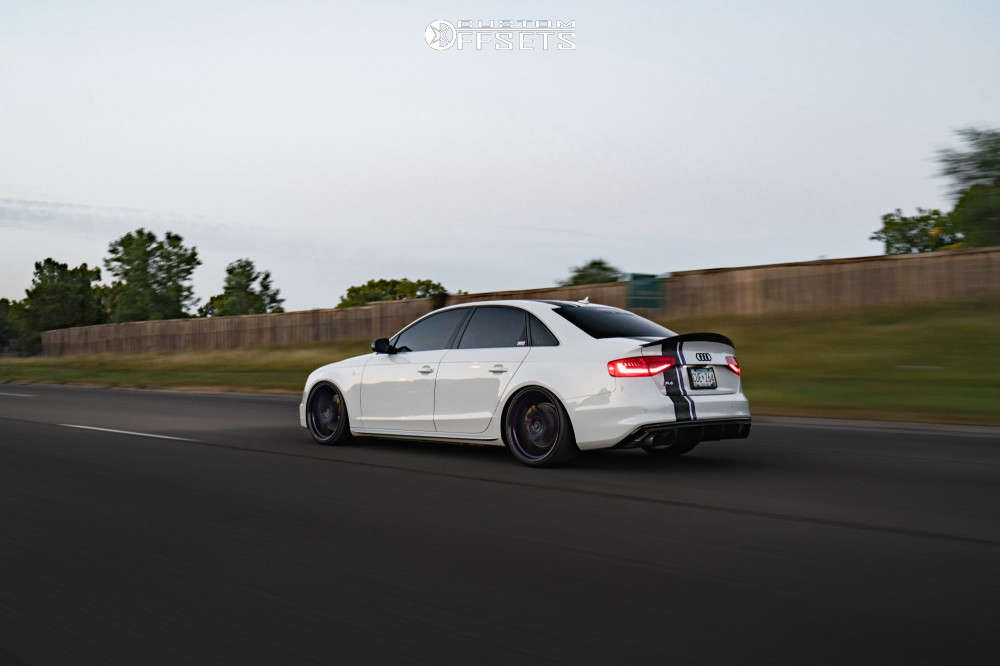 2013 Audi S4 with 20x10 40 Advanti Racing Decado and 255/30R20 Falken ...