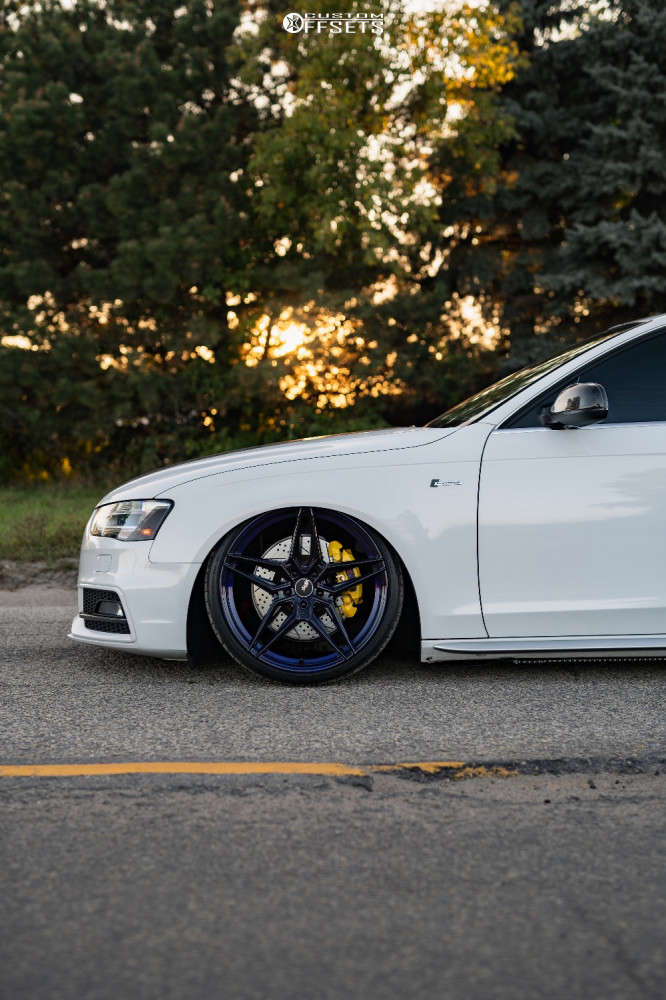 2013 Audi S4 with 20x10 40 Advanti Racing Decado and 255/30R20 Falken ...