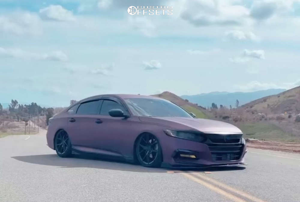 2020 Honda Accord with 19x9.5 38 Verde Axis and 245/35R19 Nitto Neo Gen ...