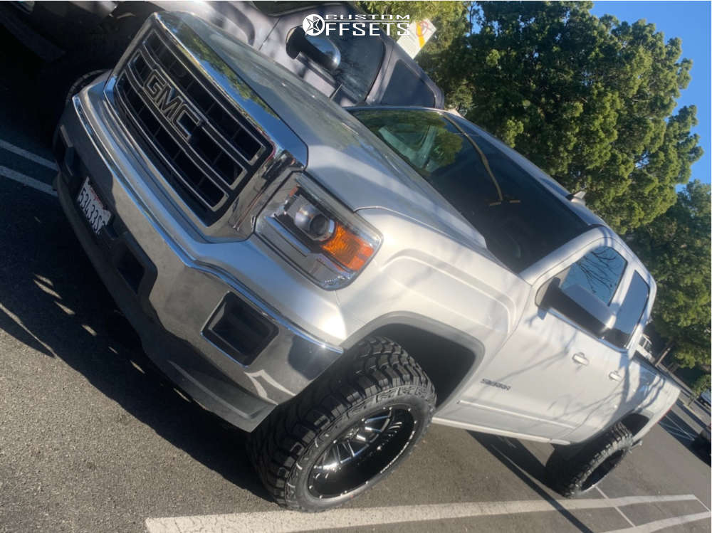 2015 GMC Sierra 1500 with 20x12 -44 K2 Offroad Razorback and 33/12.5R20 ...