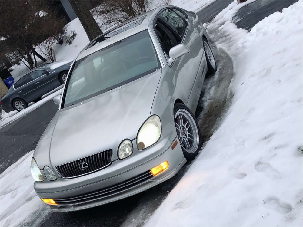 2001 Lexus GS300 with 18x9 35 Enkei Rpf1 and 255/40R18 General G-max As ...