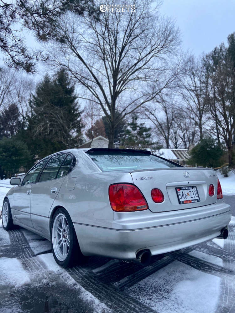2001 Lexus GS300 with 18x9 35 Enkei Rpf1 and 255/40R18 General G-max As ...