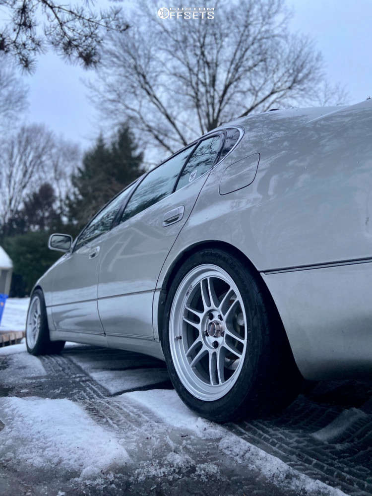 2001 Lexus GS300 with 18x9 35 Enkei Rpf1 and 255/40R18 General G-max As ...