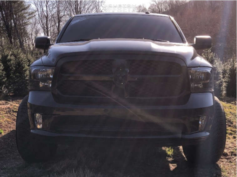 2015 Ram 1500 with 24x14 -81 Ballistic Rage and 305/35R24 Atturo Az800 ...