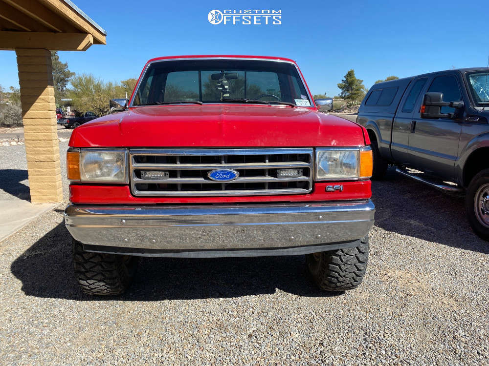 1989 Ford F-150 with 15x10 -47 Mickey Thompson Classic Iii and 35/12 ...