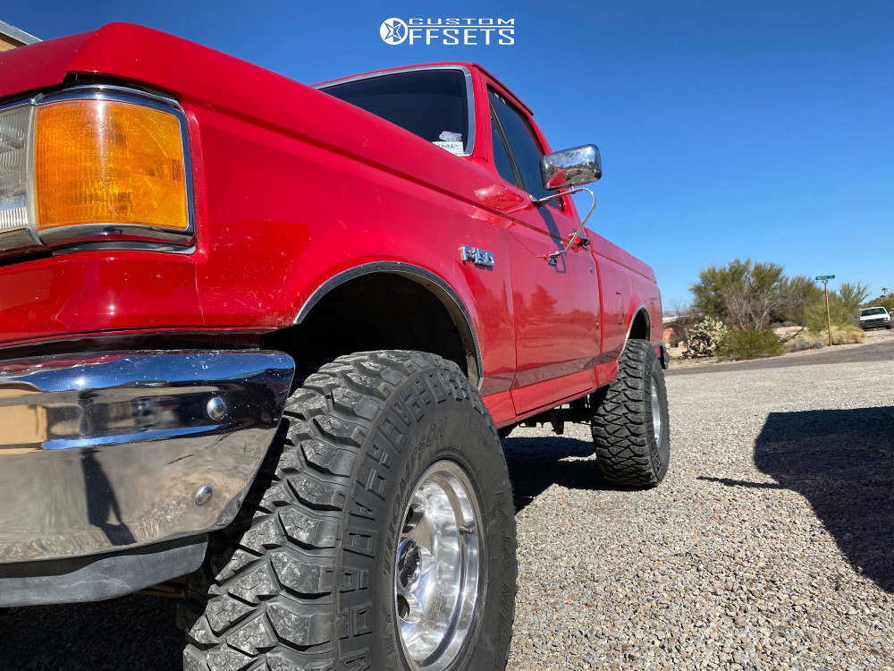 1989 Ford F-150 with 15x10 -47 Mickey Thompson Classic Iii and 35/12 ...