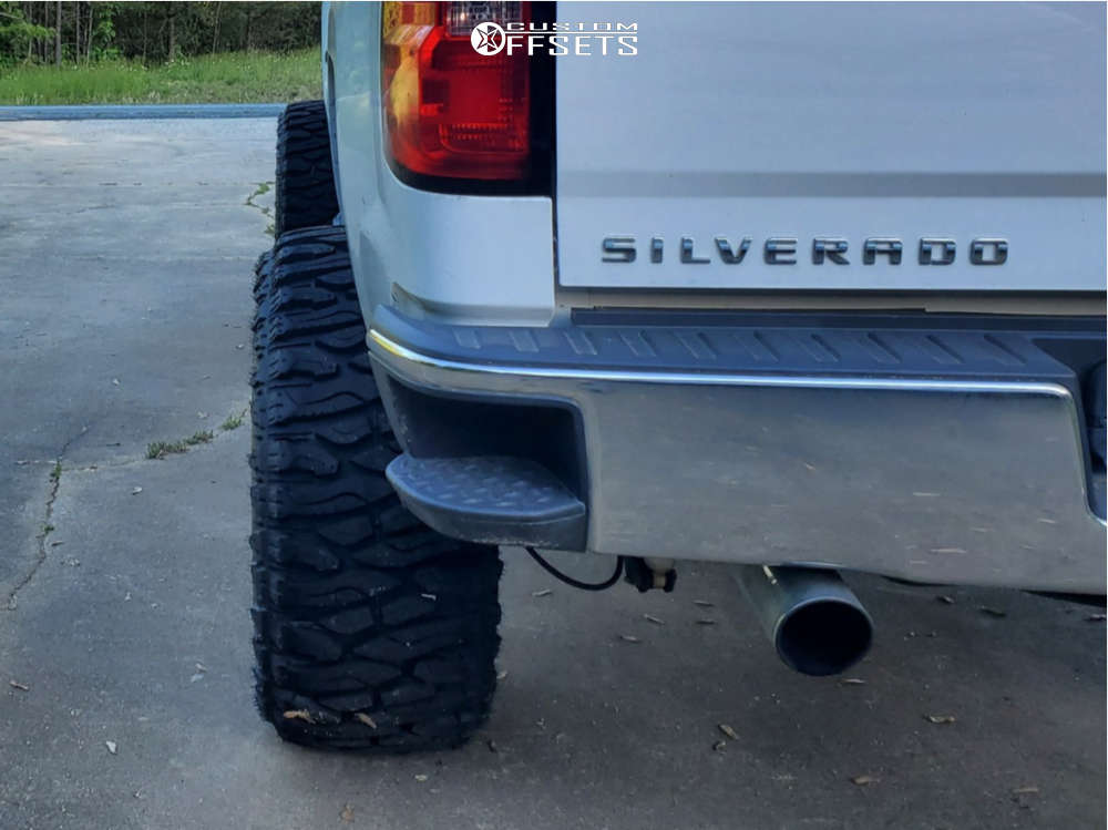 2017 Chevrolet Silverado 1500 with 22x14 -76 Hostile Alpha and 375/45R22 Atturo Trail Blade Boss ...