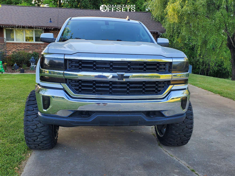 2017 Chevrolet Silverado 1500 with 22x14 -76 Hostile Alpha and 375/45R22 Atturo Trail Blade Boss ...
