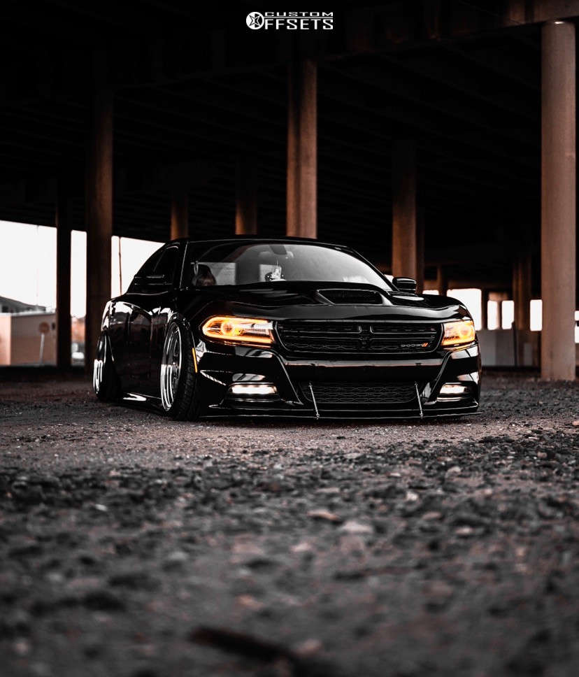 2016 Dodge Charger with 20x11 -8 Weds Lxz and 245/35R20 Black Hawk ...