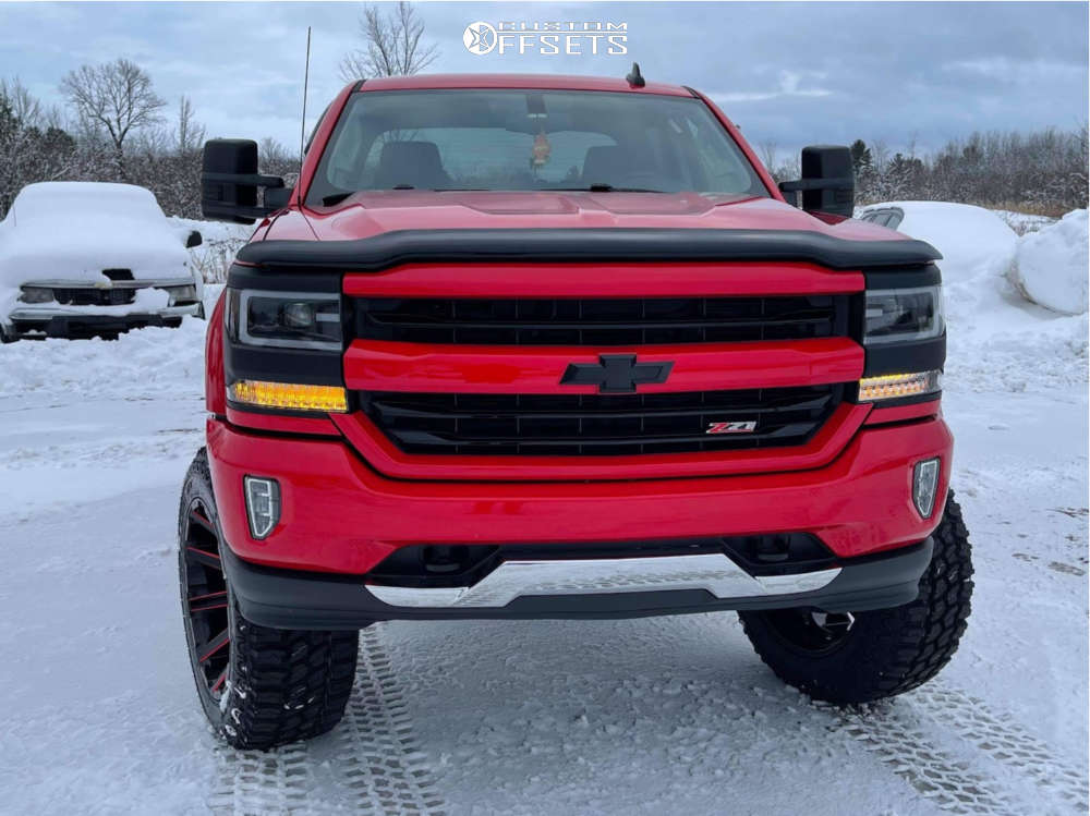 2018 Chevrolet Silverado 1500 with 22x12 -44 Fuel Contra and 37/13.5R22 ...