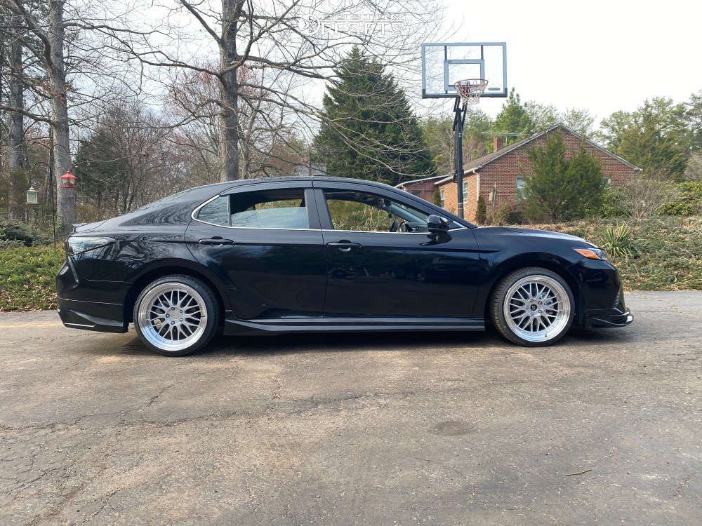 2020 Toyota Camry with 19x9.5 35 ESR SR05 and 235/35R19 Nankang NS-25 and Stock | Custom Offsets