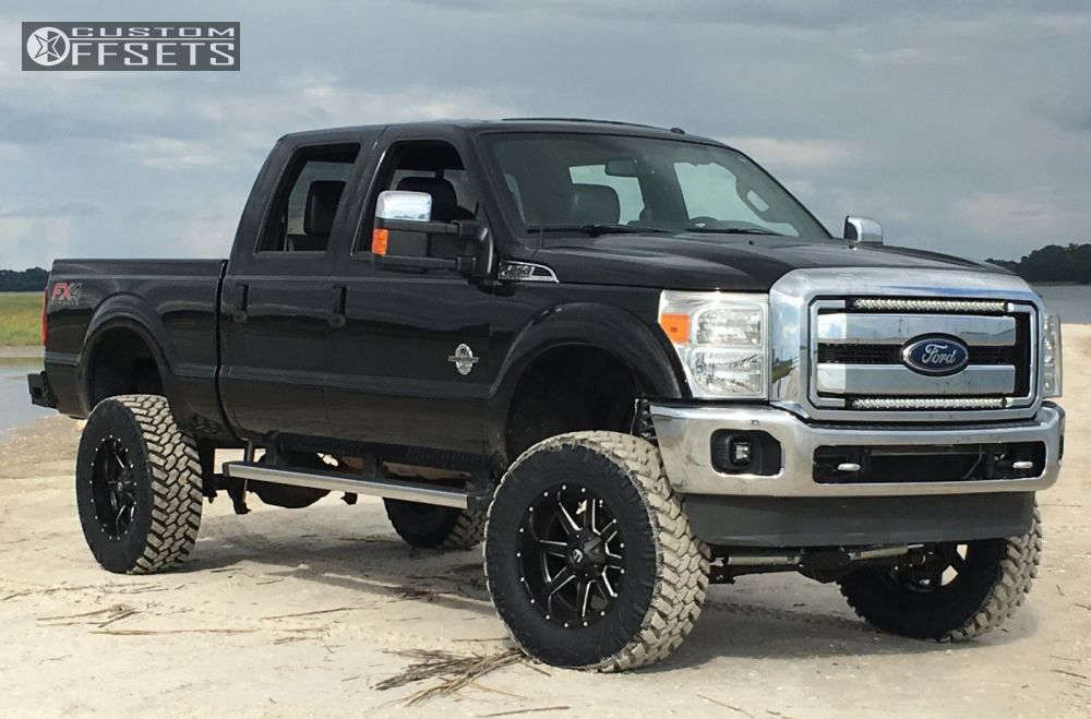 2013 Ford F-250 Super Duty with 20x10 -24 Fuel 538 and 37/12.5R20 Nitto ...