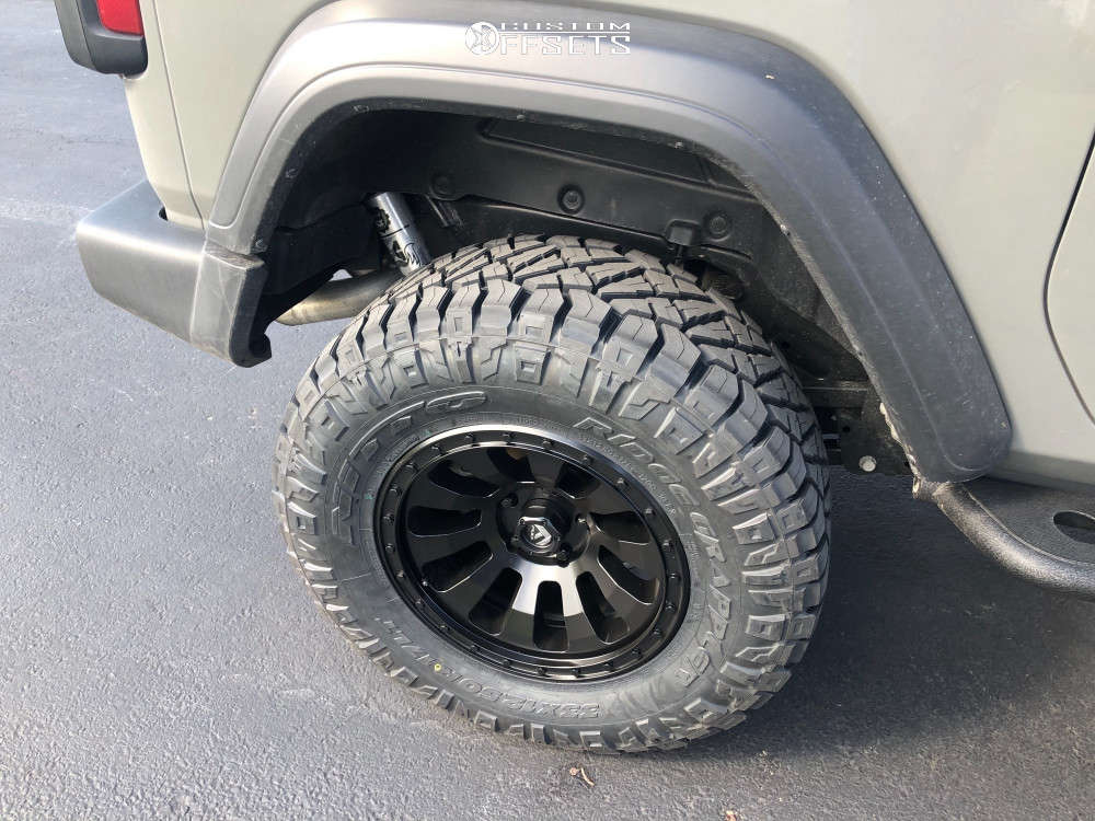 2020 Jeep Wrangler with 17x9 -12 Fuel Tactic and 33/12.5R17 Nitto Ridge ...