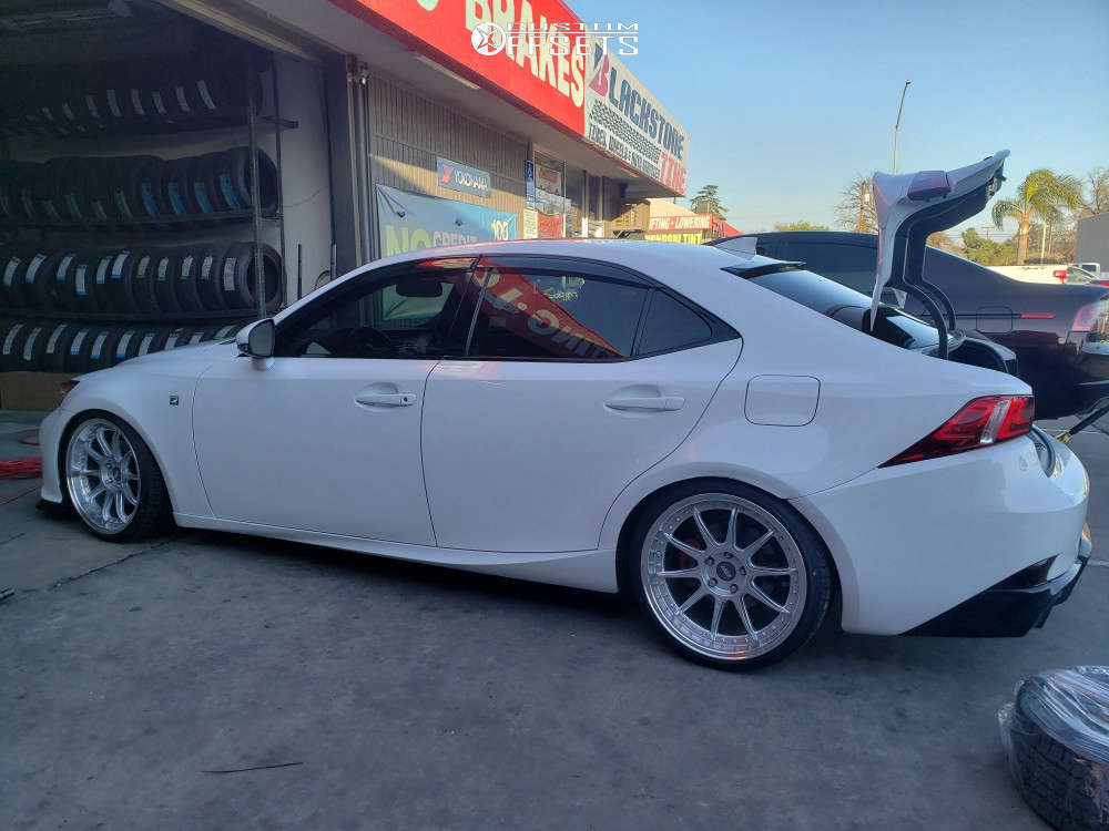 2015 Lexus IS250 with 19x9.5 35 ESR Cs11 and 235/35R19 Ironman Imove ...