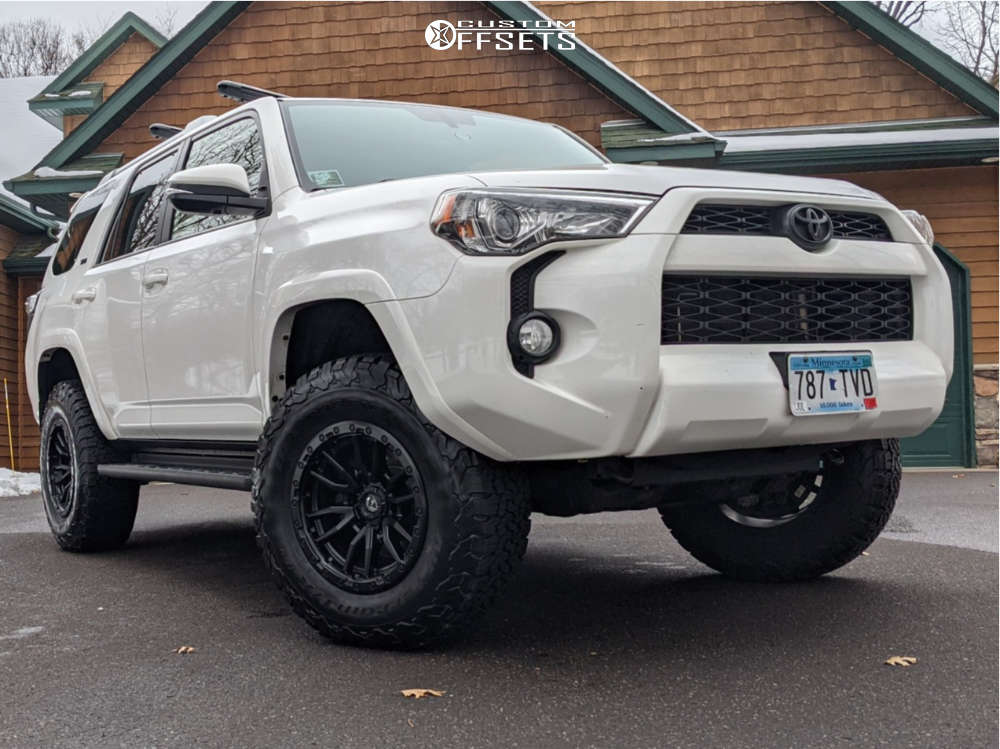 2014 Toyota 4Runner with 17x9 -12 Fuel Rebel and 285/70R17 BFGoodrich ...