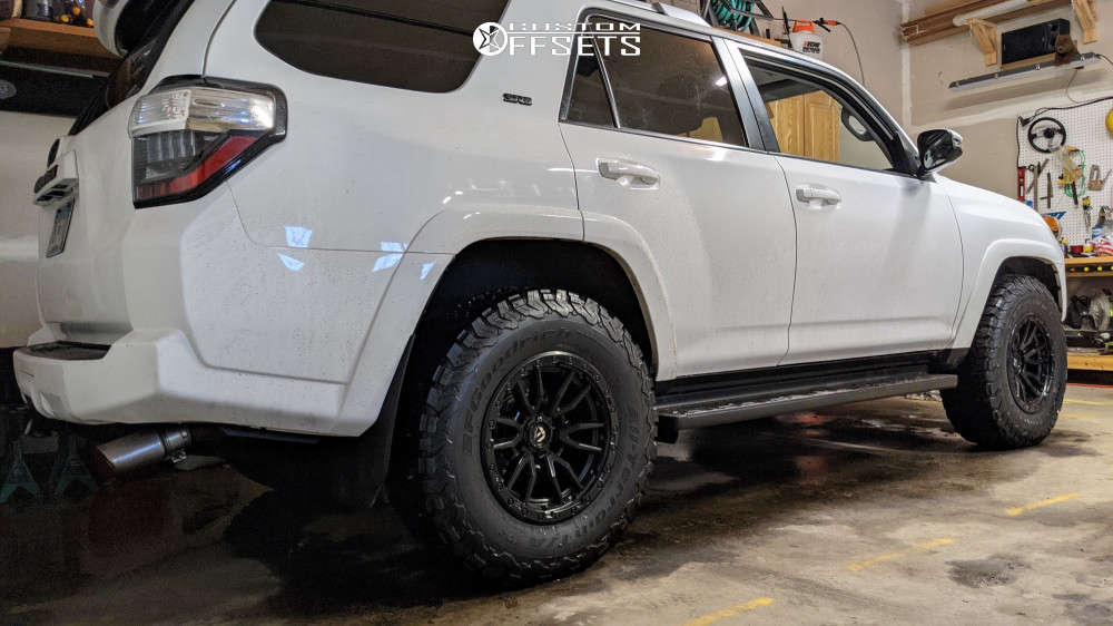 2014 Toyota 4Runner with 17x9 -12 Fuel Rebel and 285/70R17 BFGoodrich ...