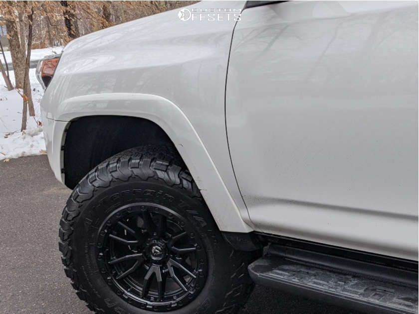 2014 Toyota 4Runner with 17x9 -12 Fuel Rebel and 285/70R17 BFGoodrich ...