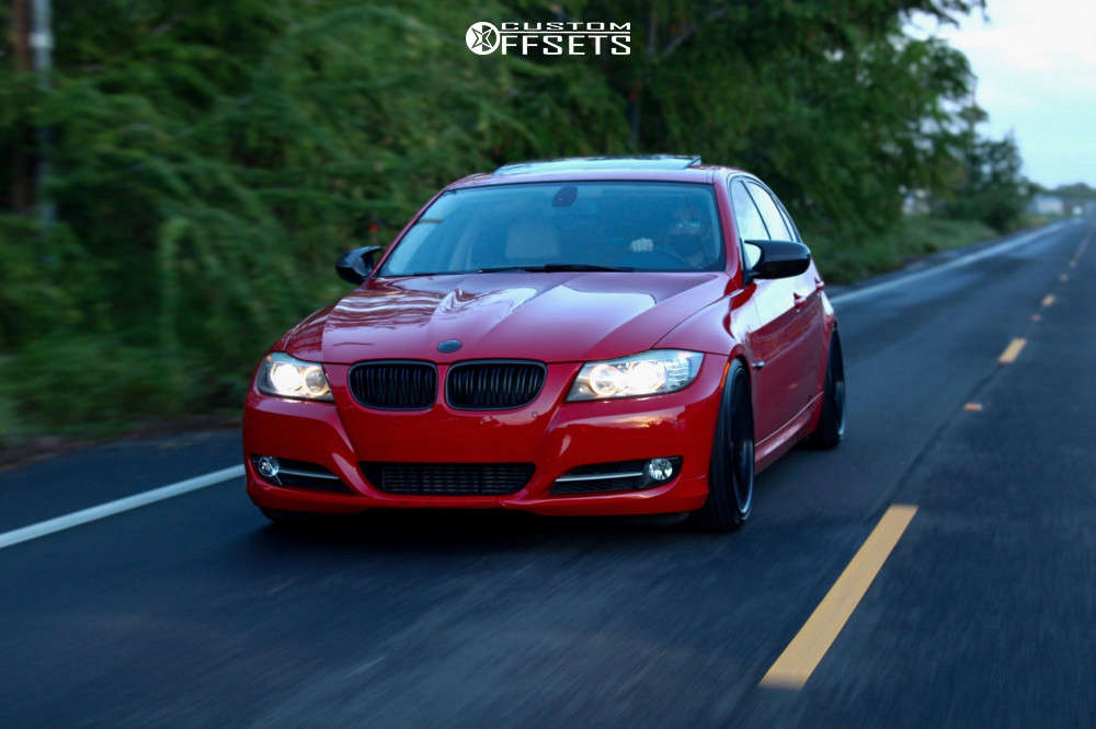 2010 BMW 335i with 19x9 28 Apex Arc-8 and 225/35R19 Ohtsu Fp8000 and ...
