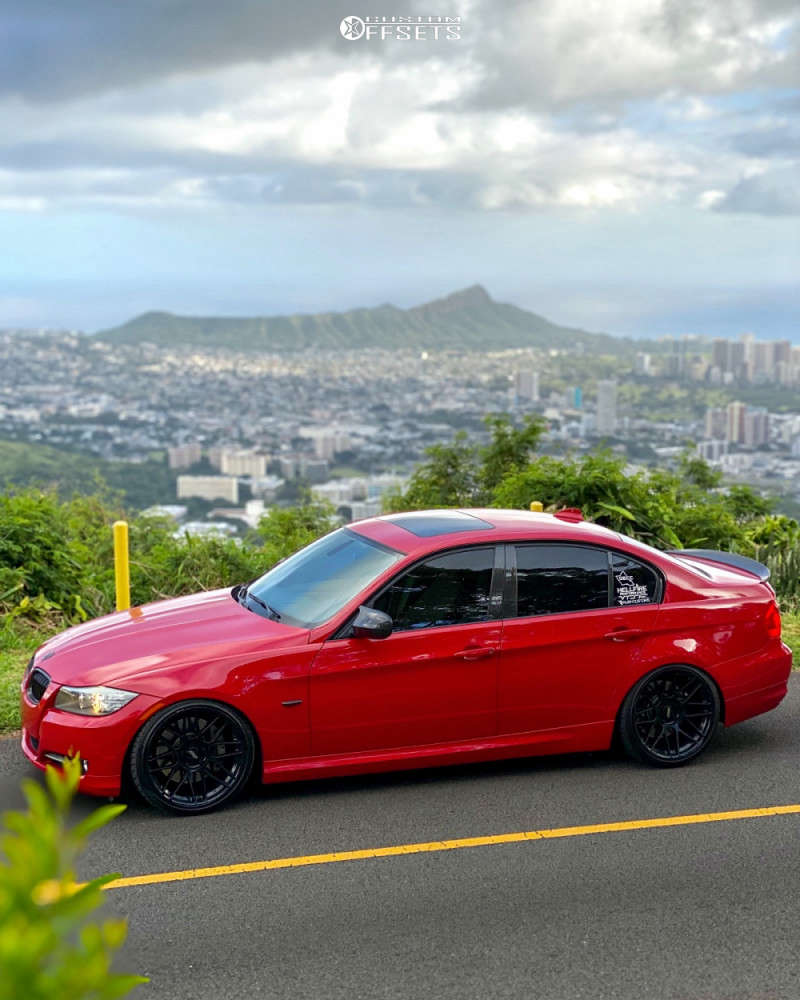 2010 BMW 335i with 19x9 28 Apex Arc-8 and 225/35R19 Ohtsu Fp8000 and ...