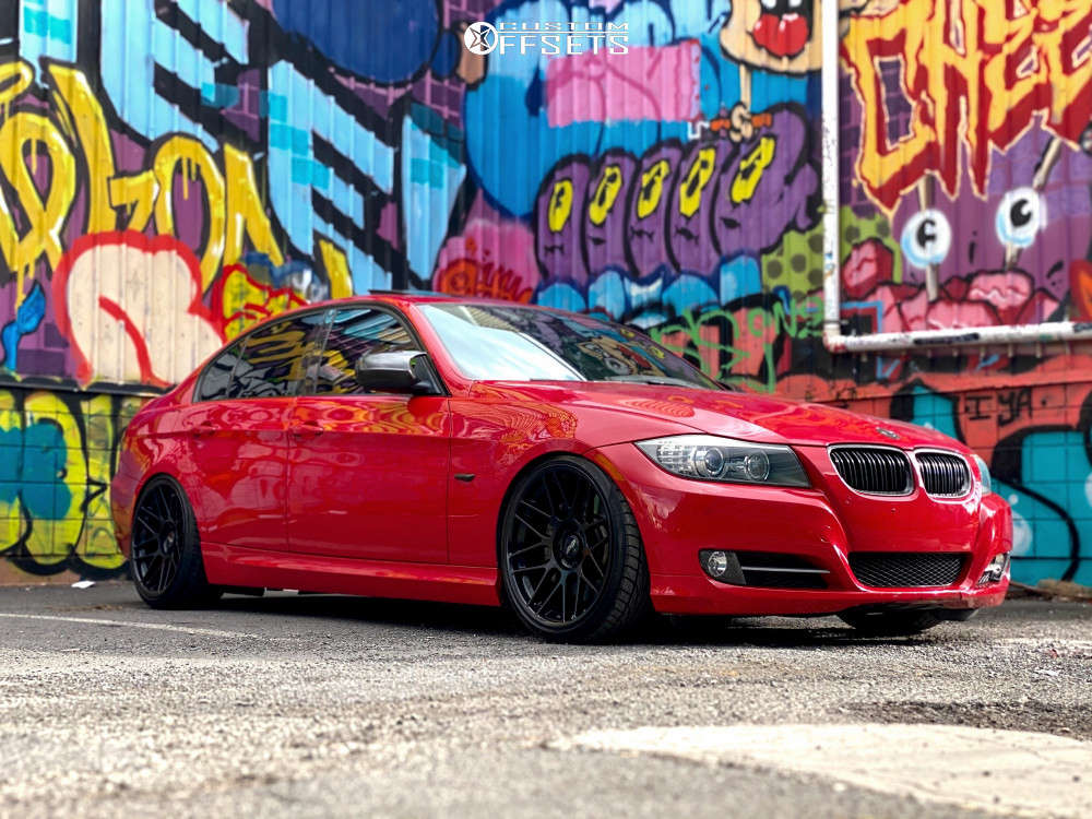 2010 BMW 335i with 19x9 28 Apex Arc-8 and 225/35R19 Ohtsu Fp8000 and ...