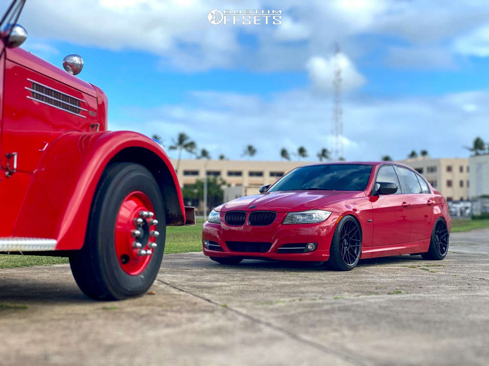 2010 BMW 335i with 19x9 28 Apex Arc-8 and 225/35R19 Ohtsu Fp8000 and ...