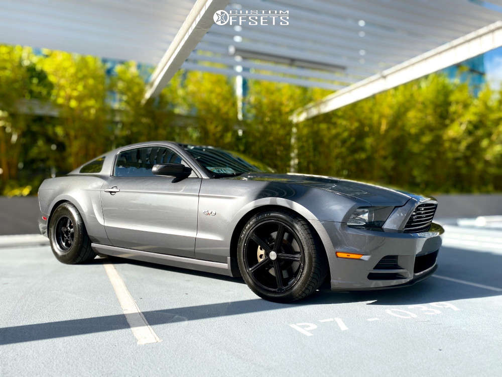2014 Ford Mustang Wheel Offset Tucked Lowering Springs | 1521330 ...