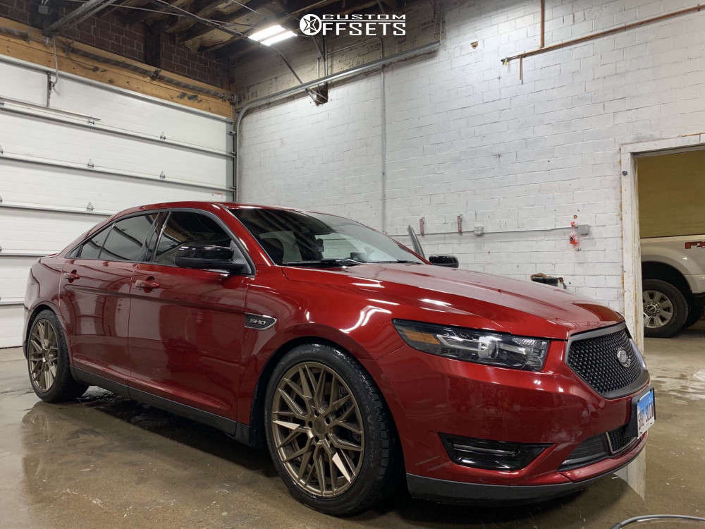 2016 Ford Taurus with 20x9 35 Niche Gamma and 245/45R20 Hankook Ventus ...