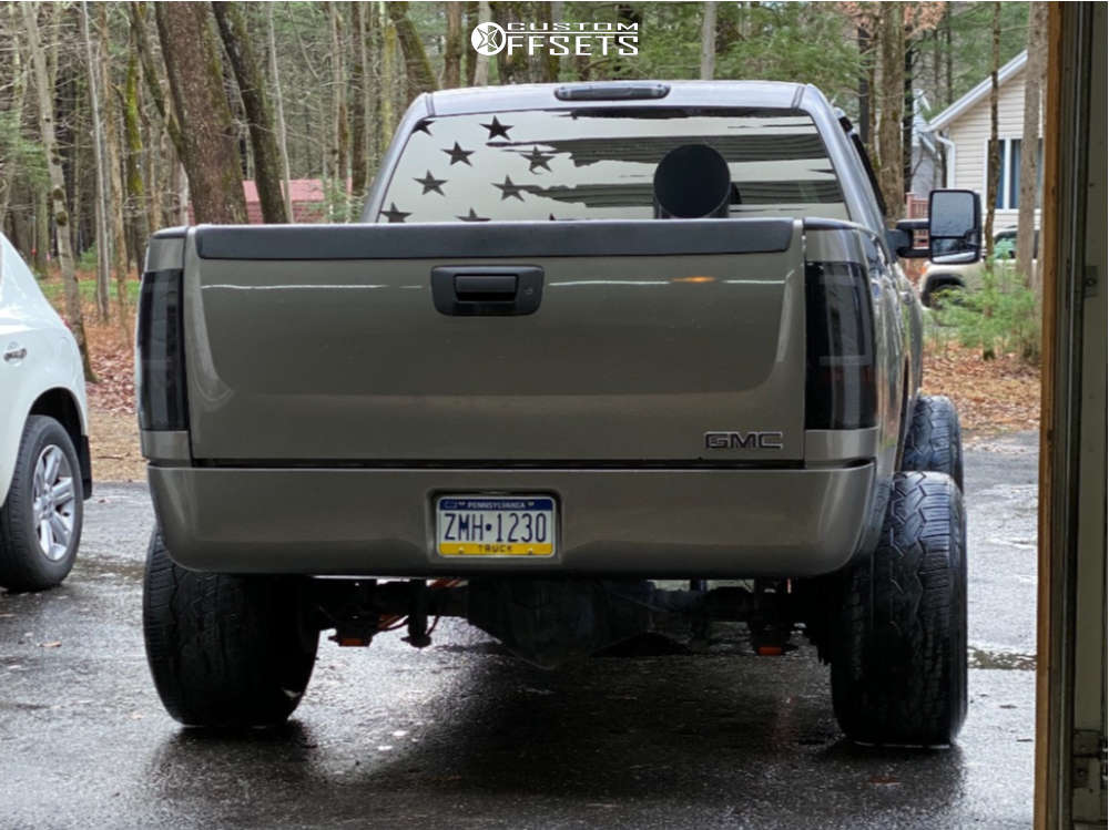 2009 GMC Sierra 2500 HD with 22x14 -76 Dropstars 654bm and 305/40R22 ...